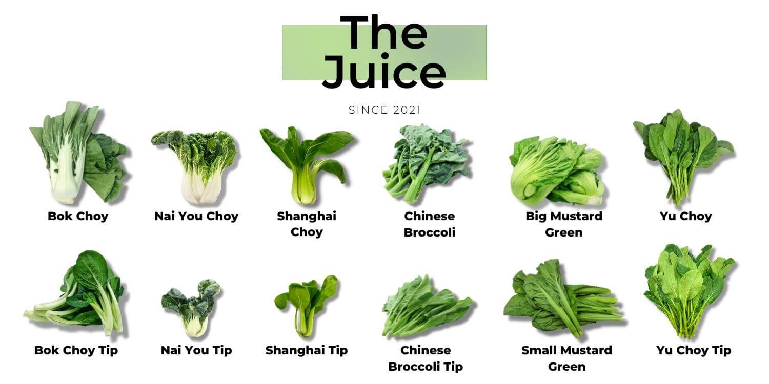 Asian Veggies Guide - Choy VS. Tips | Purvey'd